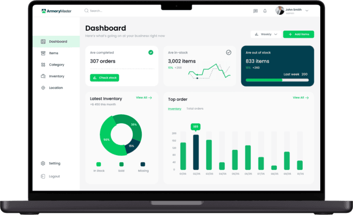 Weapons Tracking System - Armory Master Pro
